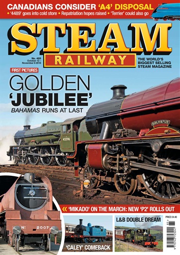 Steam Railway Magazine - Issue 485 Subscriptions | Pocketmags