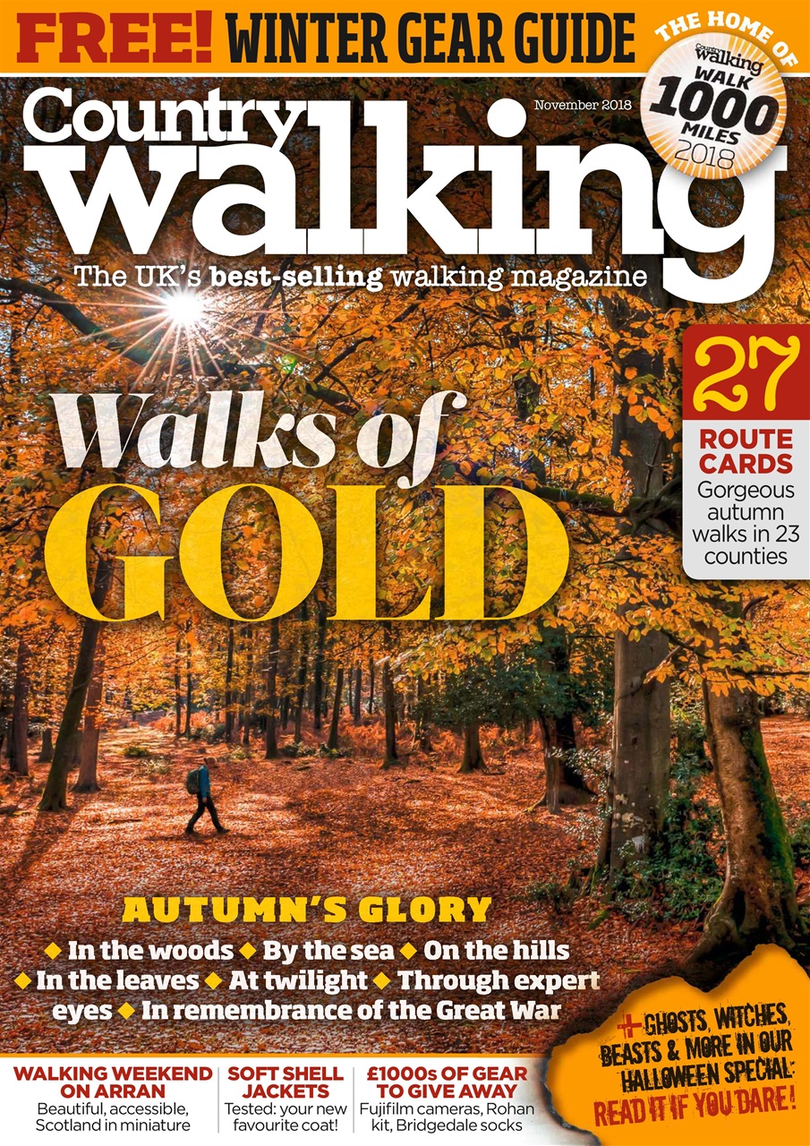 Country Walking Magazine - November 2018 Subscriptions | Pocketmags