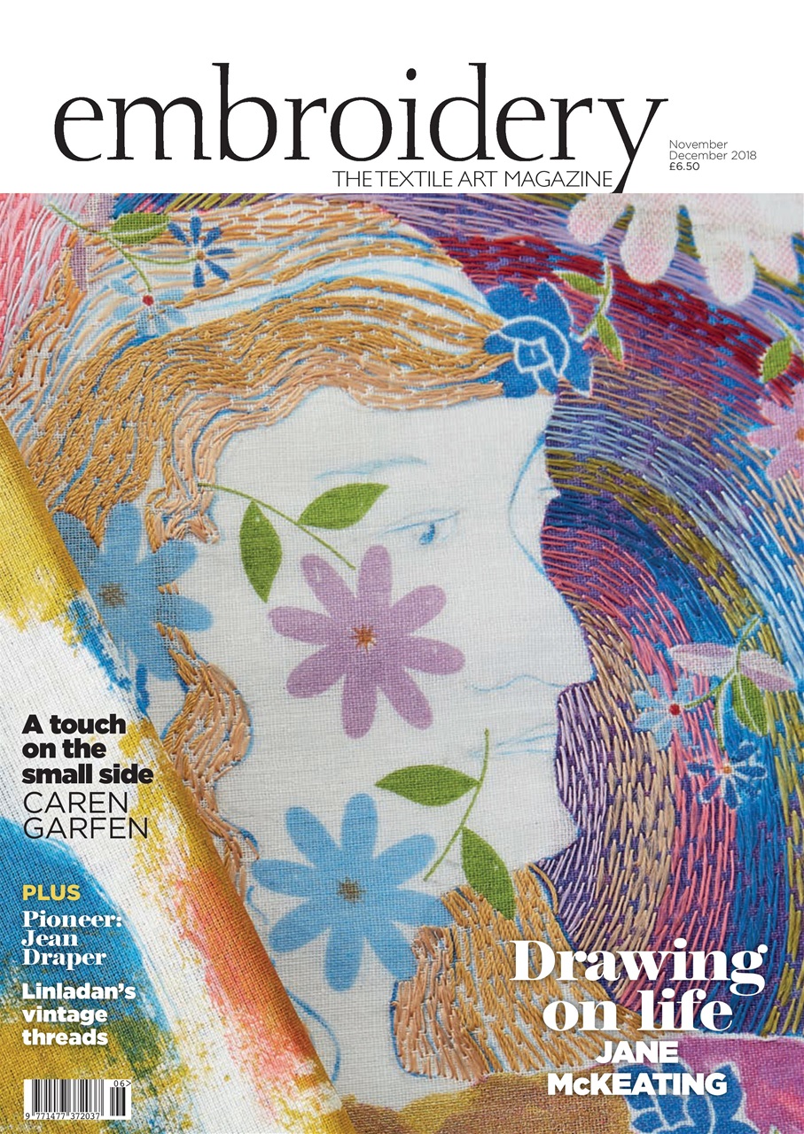 Embroidery Magazine - Nov/Dec 2018 Back Issue