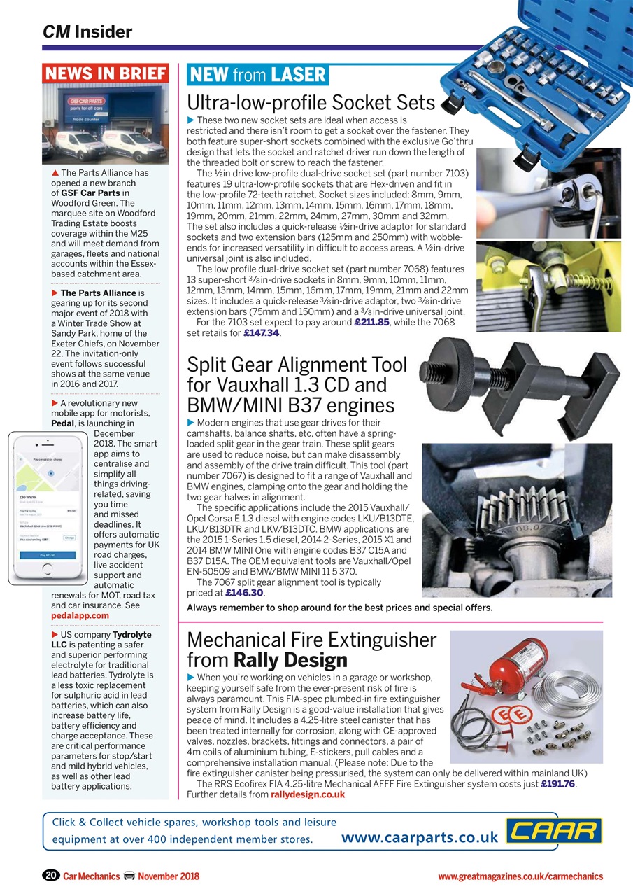 Car Mechanics Magazine - November 2018 Subscriptions | Pocketmags