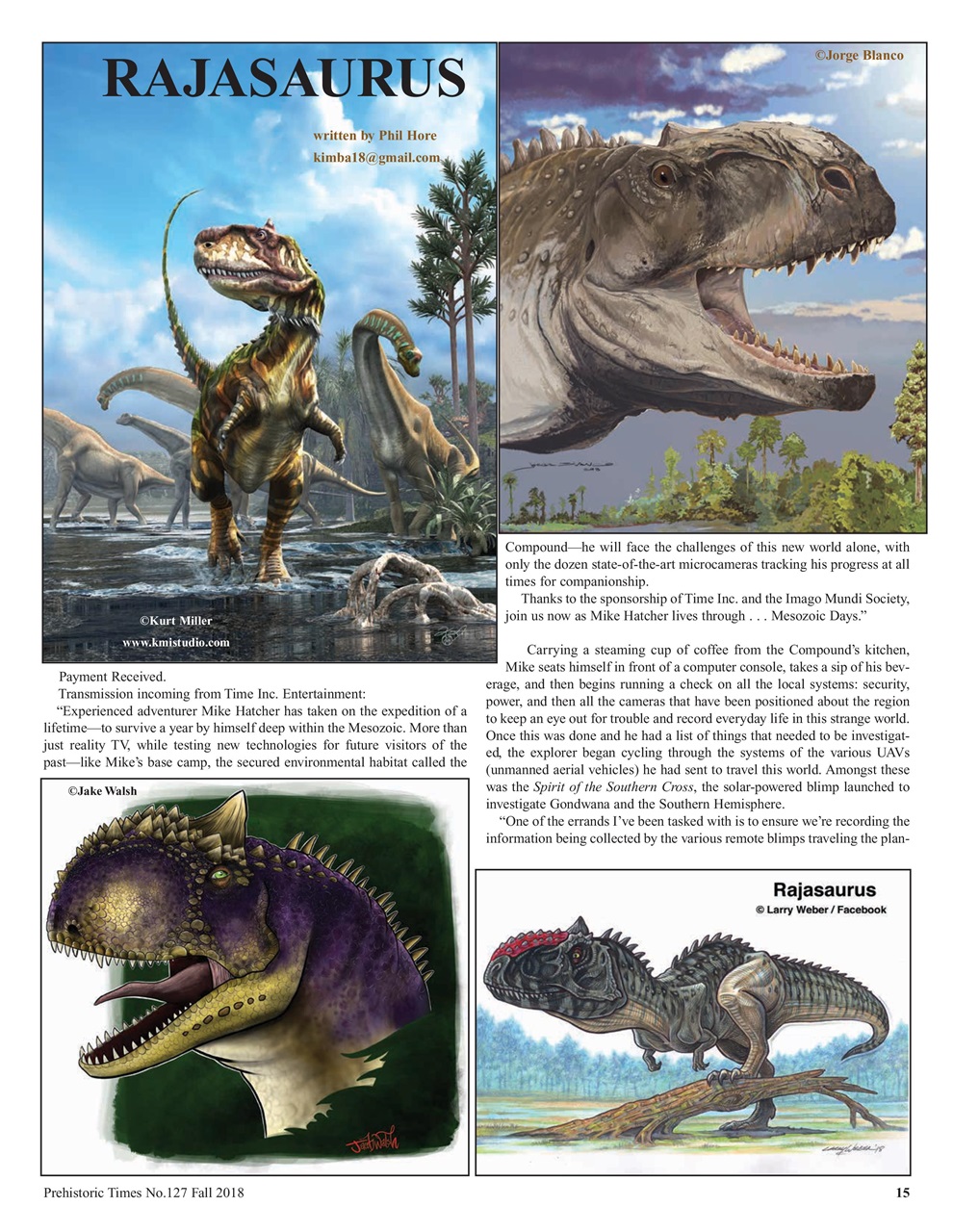 Prehistoric Times Magazine - Prehistoric Times magazine #127 Fall 2018 ...