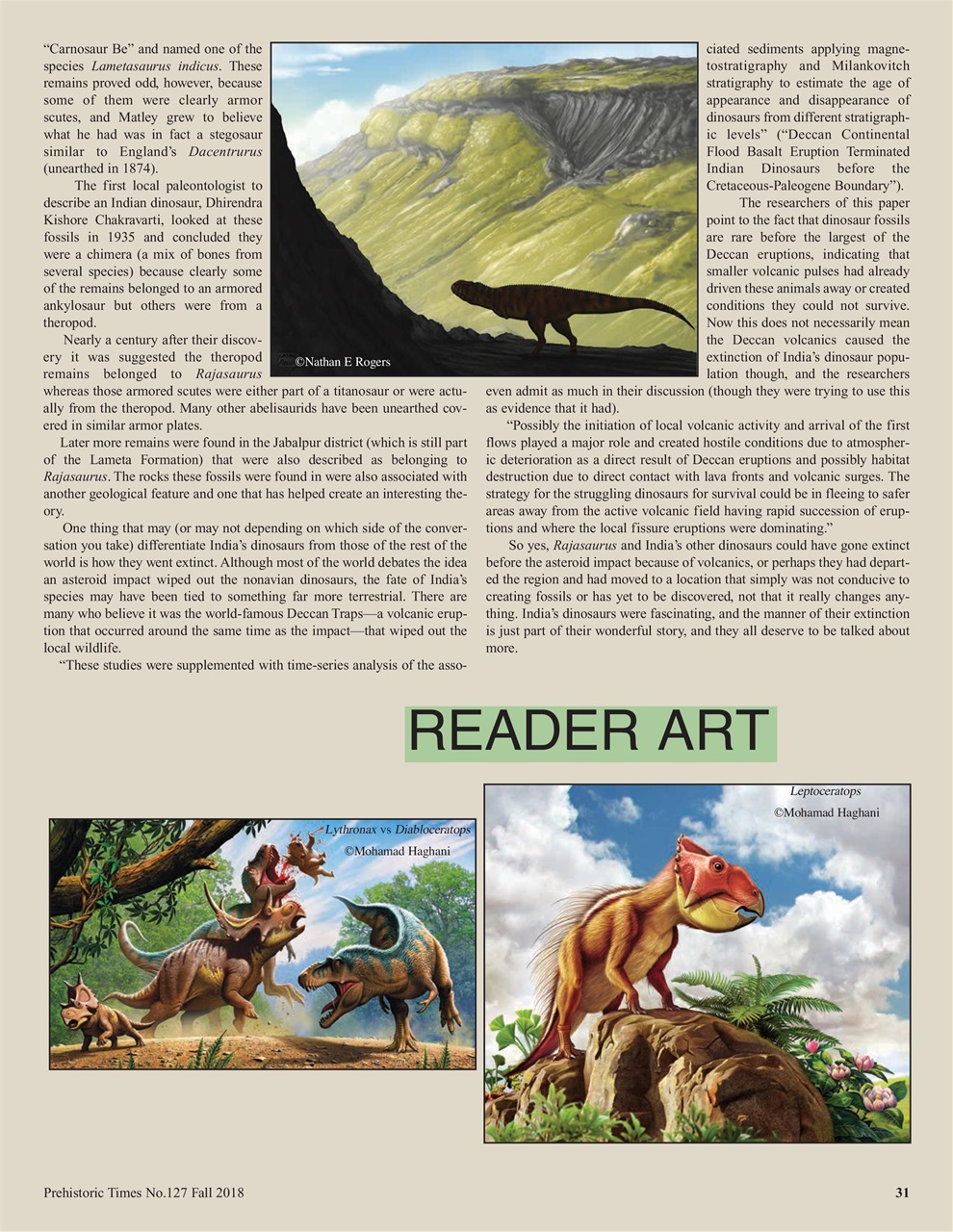 Prehistoric Times Magazine - Prehistoric Times magazine #127 Fall 2018 ...