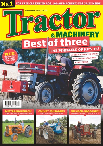Tractor & Machinery Magazine - December 2018 Back Issue