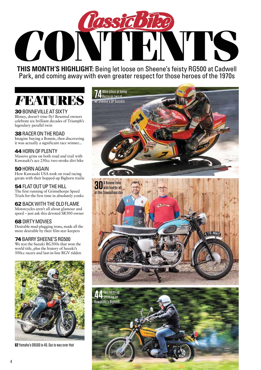Classic Bike Magazine - November 2018 Subscriptions | Pocketmags
