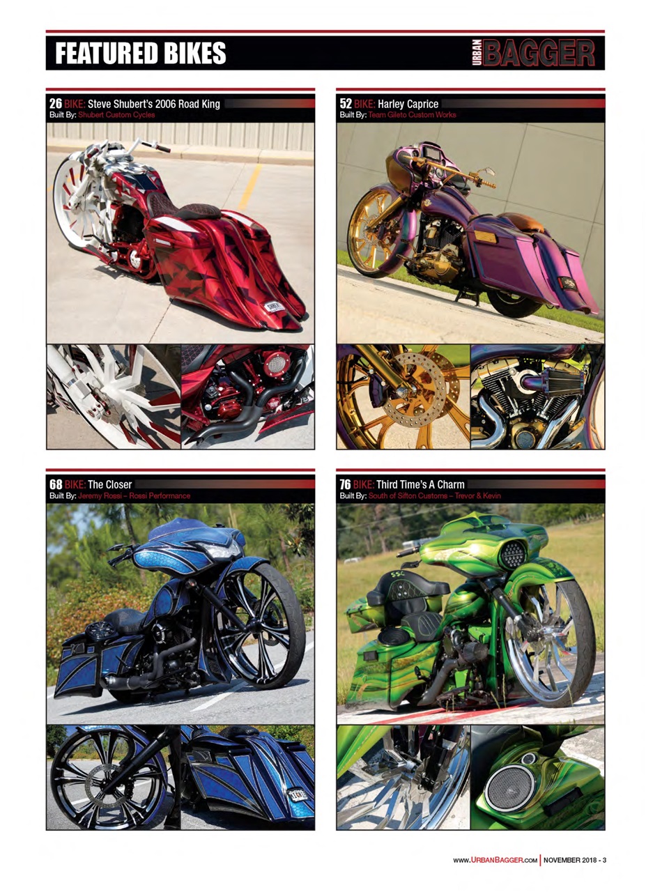 Urban Bagger Magazine - Nov-18 Back Issue