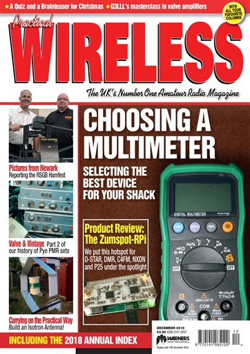 Practical Wireless Magazine - December 2018 Back Issue