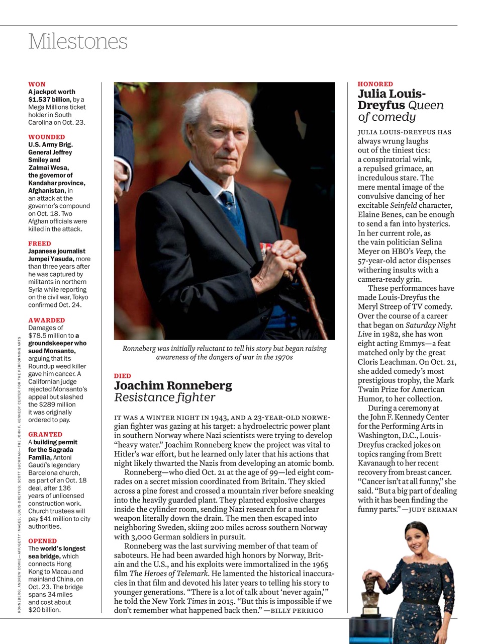 Time Magazine - 5th November 2018 Back Issue