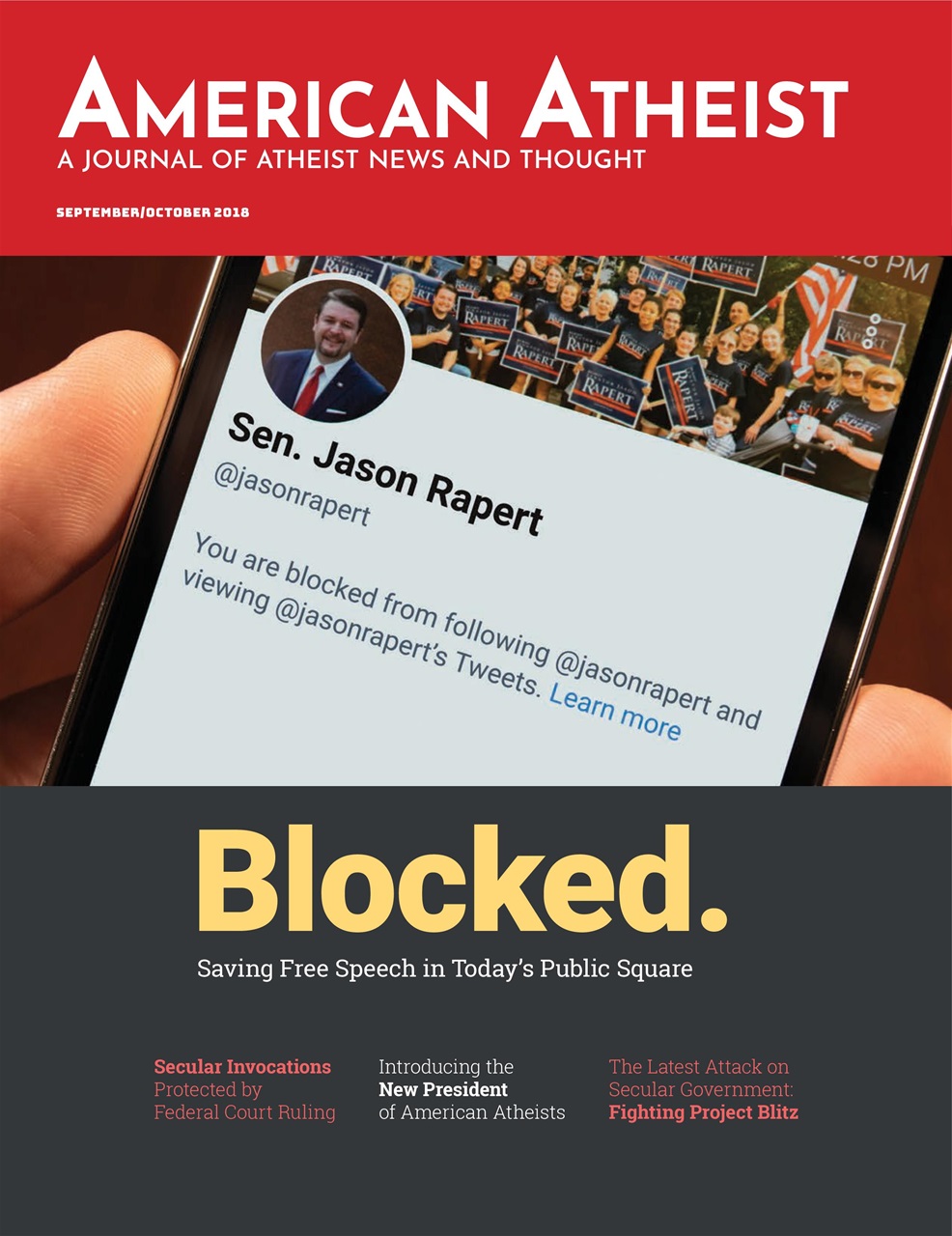 American Atheist Magazine - September/October 2018 Back Issue