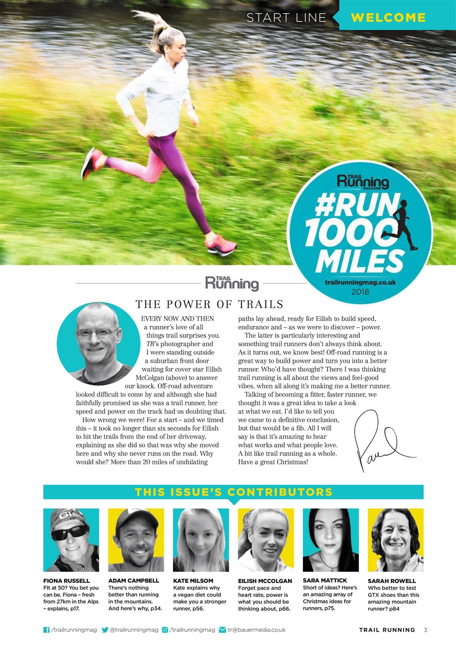Trail Running Magazine - Dec/Jan 2019 Back Issue