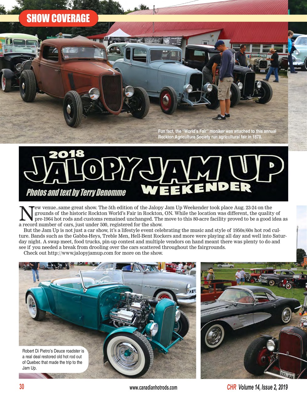 Canadian Hot Rods Magazine - CANADIAN HOT RODS DEC/JAN 2019 Back Issue