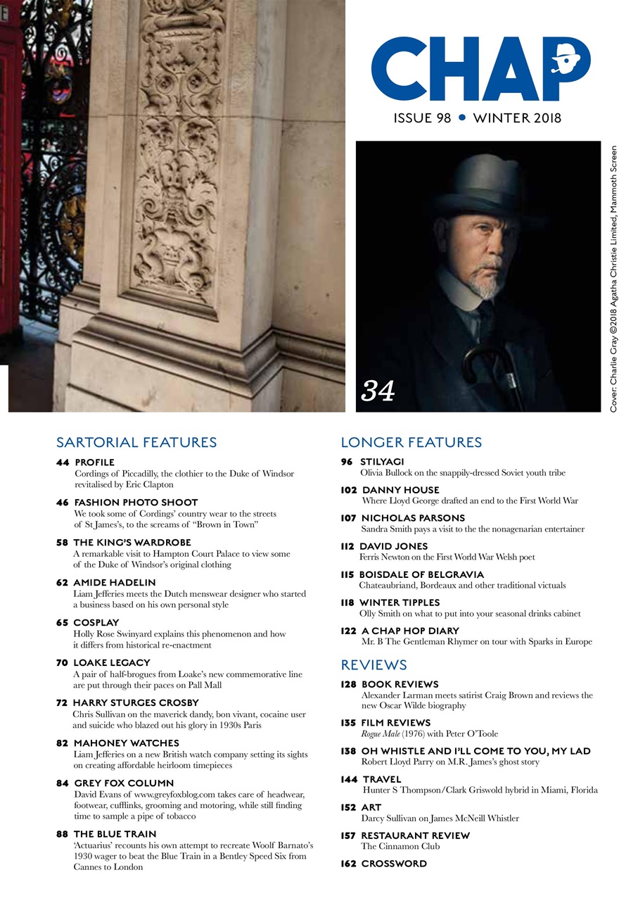 Chap Magazine - Winter 2018 Back Issue