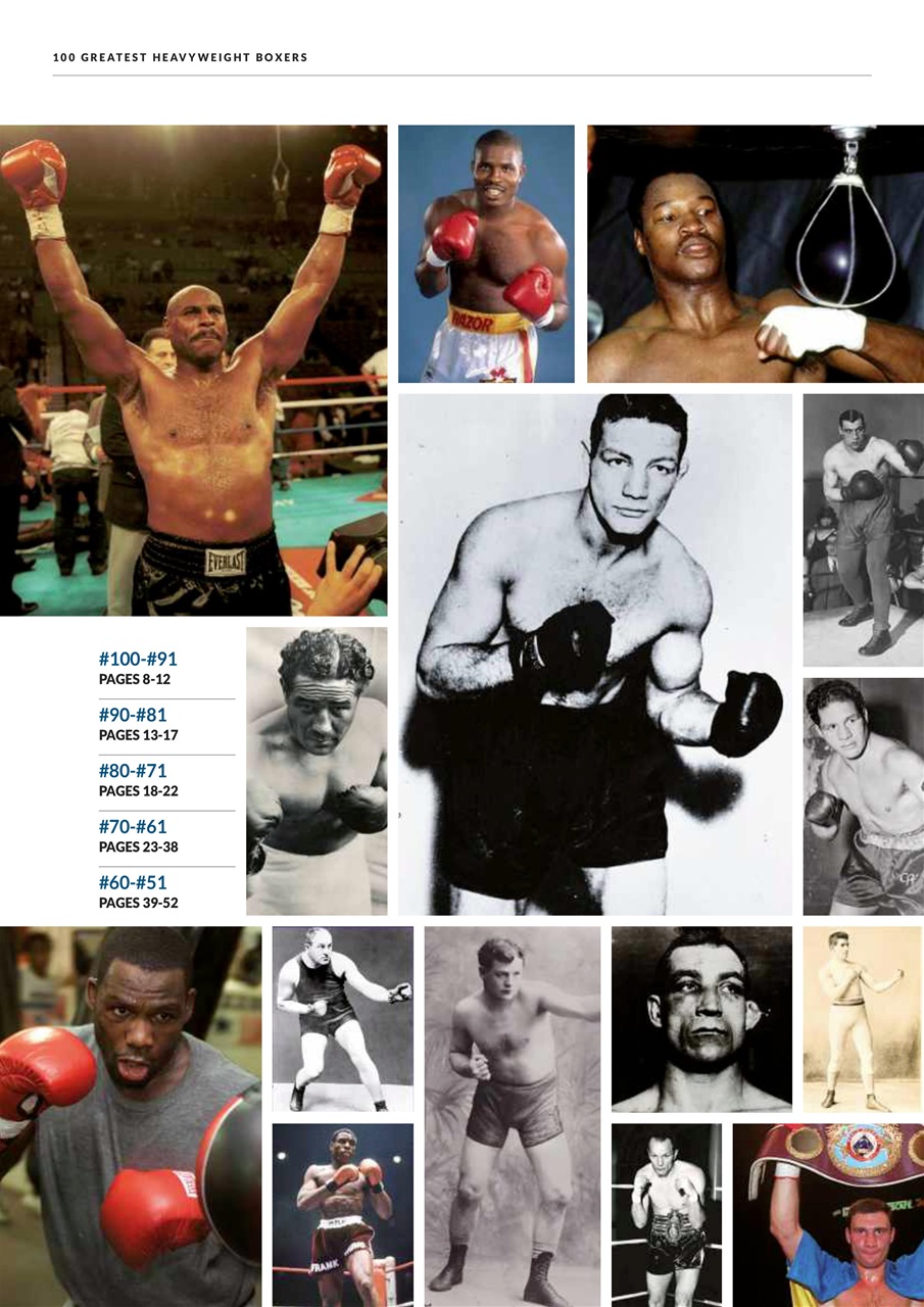 Boxing News Magazine - 100 Greatest Heavyweight Boxers Special Issue