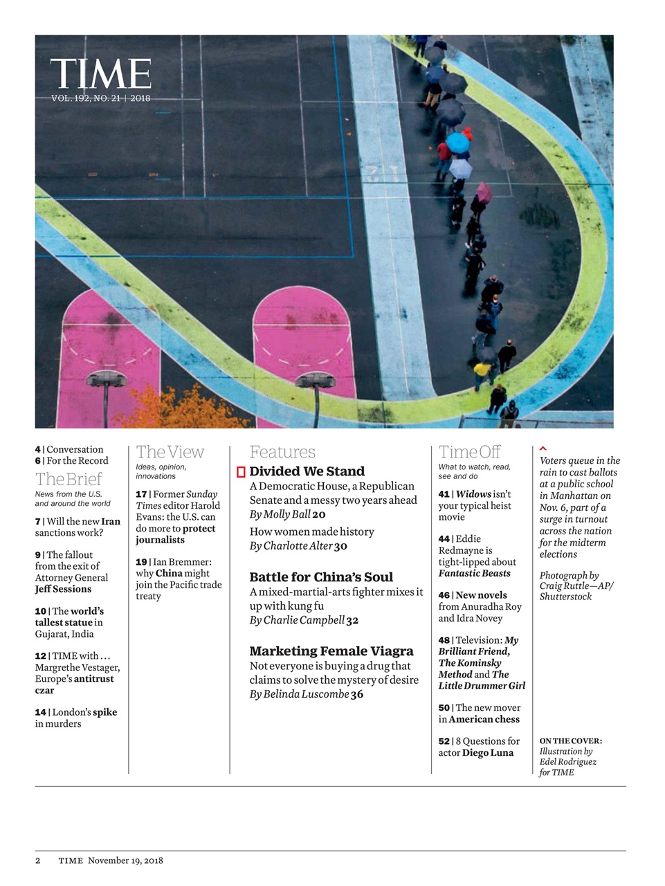 Time Magazine - 19th November 2018 Subscriptions | Pocketmags