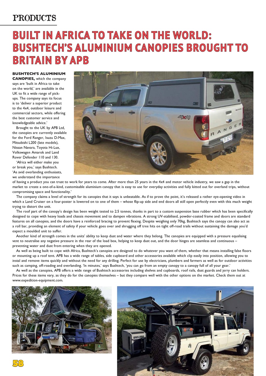 Overlander 4X4 Magazine - Pick-up Guide 2019 Special Issue
