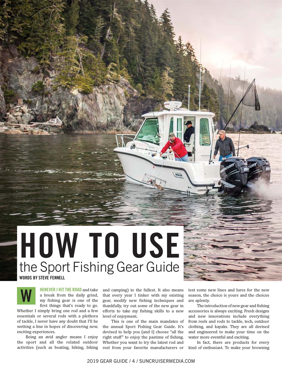 Sport Fishing Guides Magazine Subscriptions and Fishing Gear 2019 Issue ...