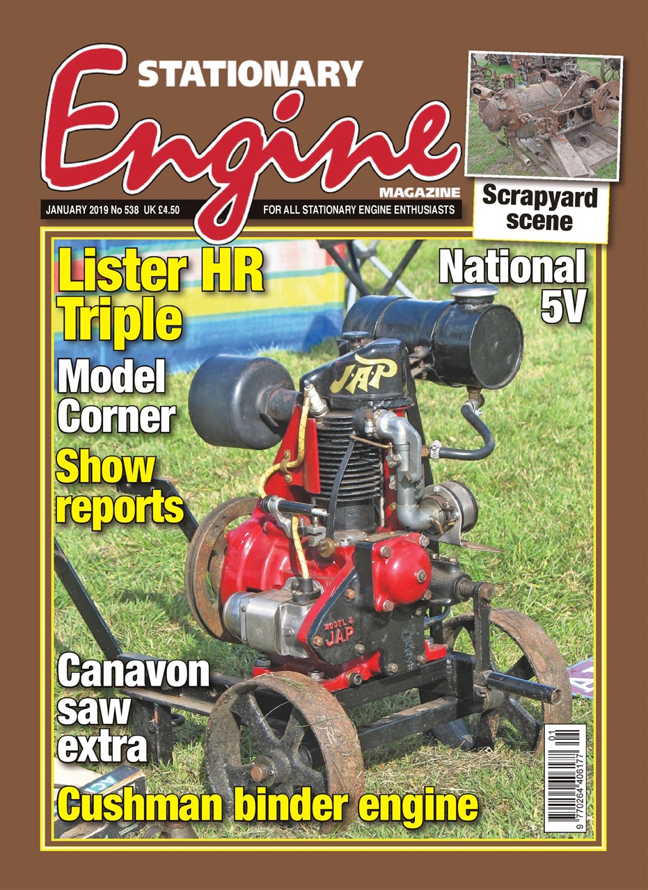 Stationary Engine Magazine - January 2019 Back Issue