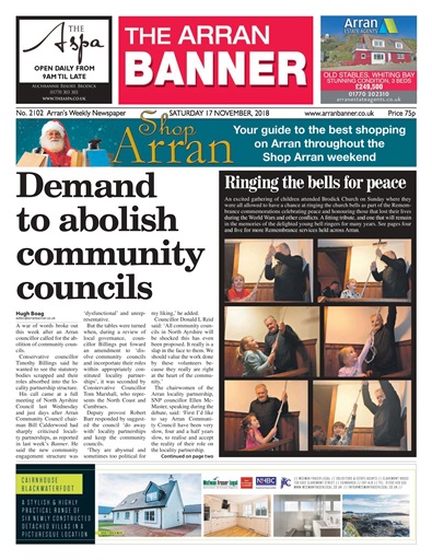 Arran Banner Magazine - 17/11/18 Back Issue