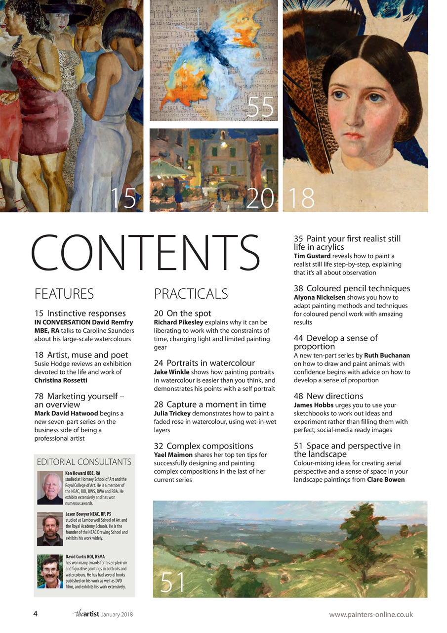The Artist Magazine - January 19 Back Issue