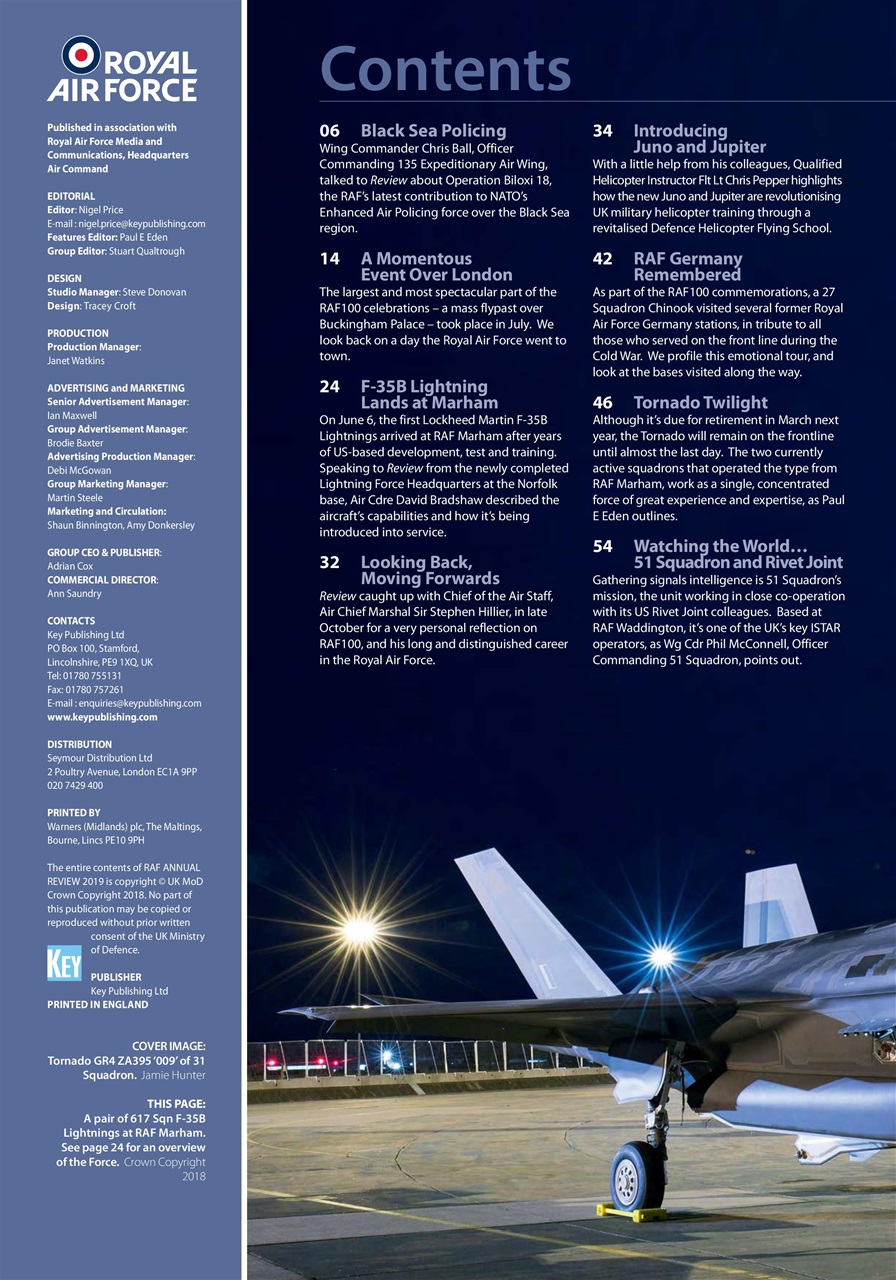 Aviation News Magazine - RAF Official Annual Review 2019 Special Issue