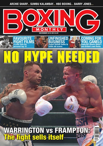 Boxing Monthly Magazine - December 2018 Back Issue