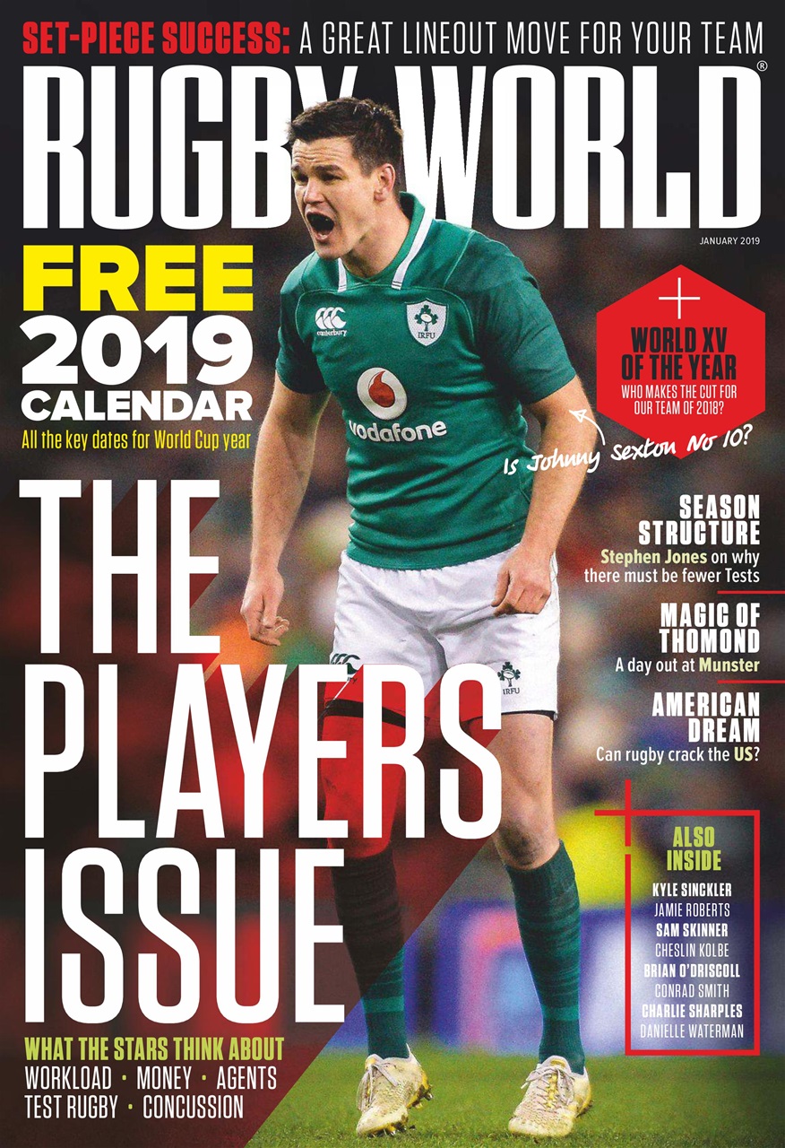 Rugby World Magazine - January 2019 Back Issue
