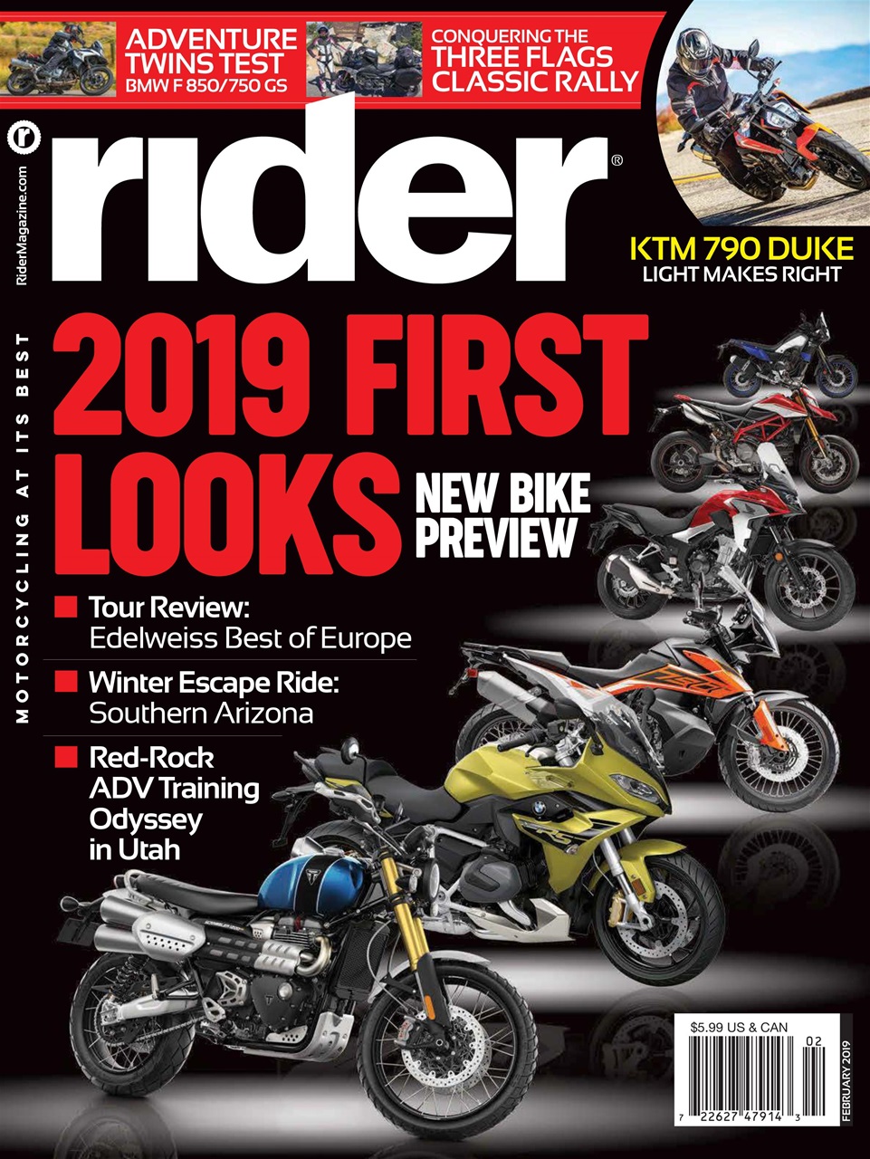 Rider Magazine - February 2019 Back Issue