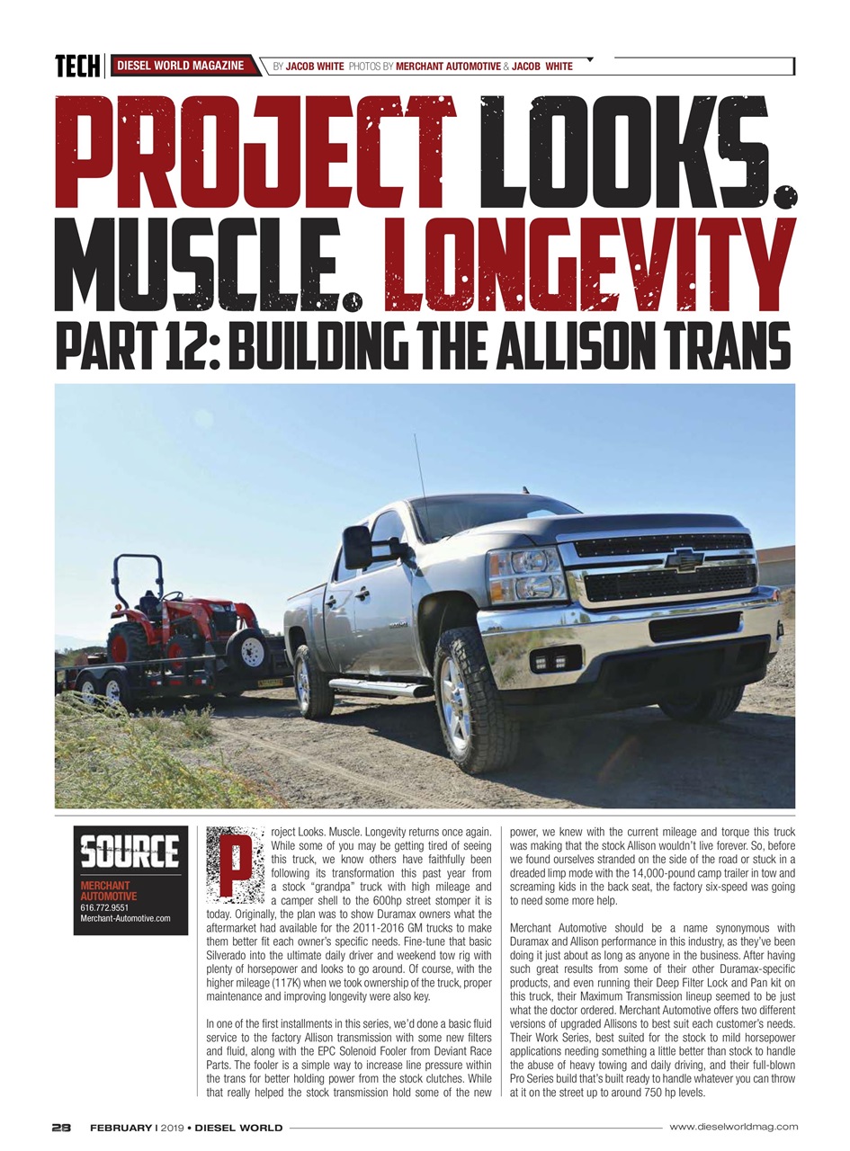 Diesel World Magazine - February 2019 Back Issue