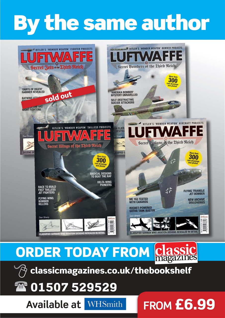 Aviation Classics Magazine - Luftwaffe Secret Project Profiles Back Issue