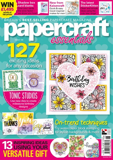Papercraft Essentials Magazine - Issue 168 Subscriptions | Pocketmags