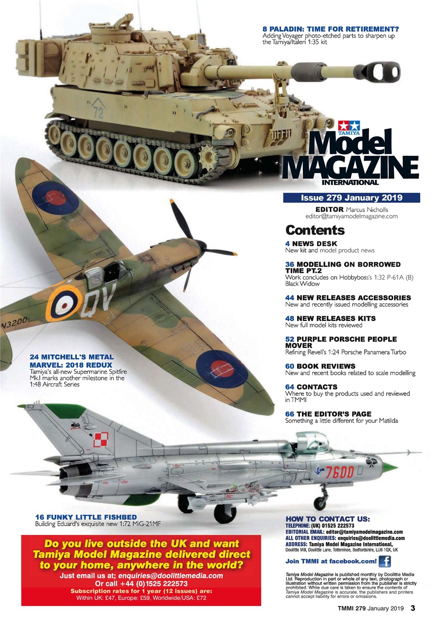 Tamiya Model Magazine - 279 Back Issue