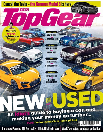 BBC Top Gear Magazine - Jan-19 Back Issue