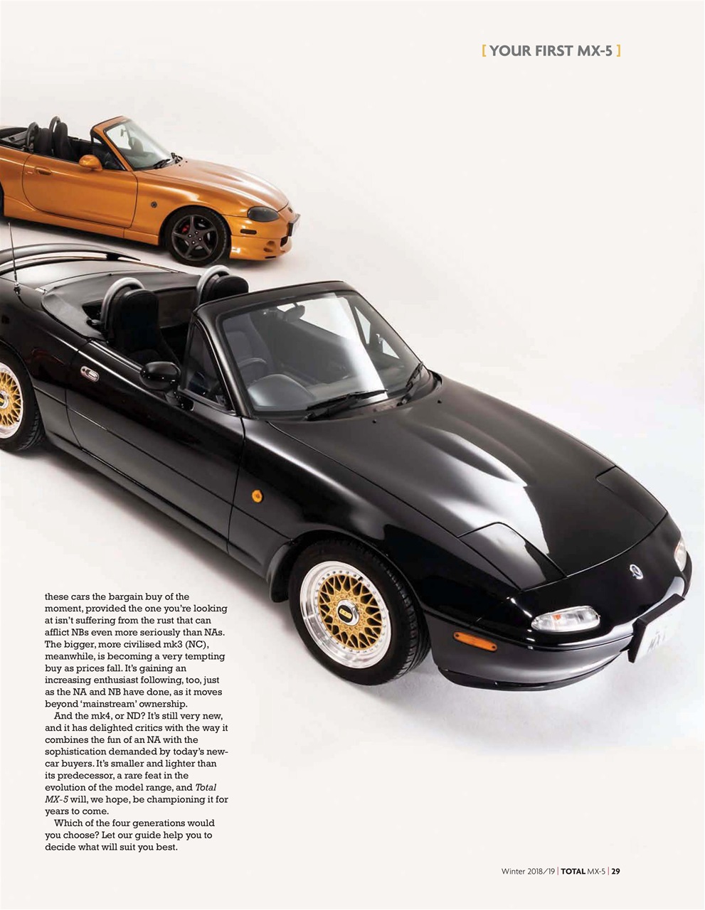 Total MX-5 Magazine - Winter 2019 Back Issue
