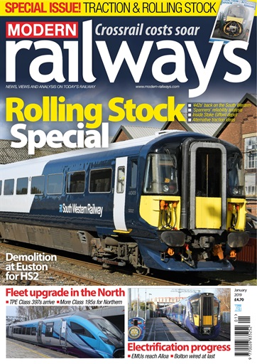 Modern Railways Magazine - January 2019 Back Issue