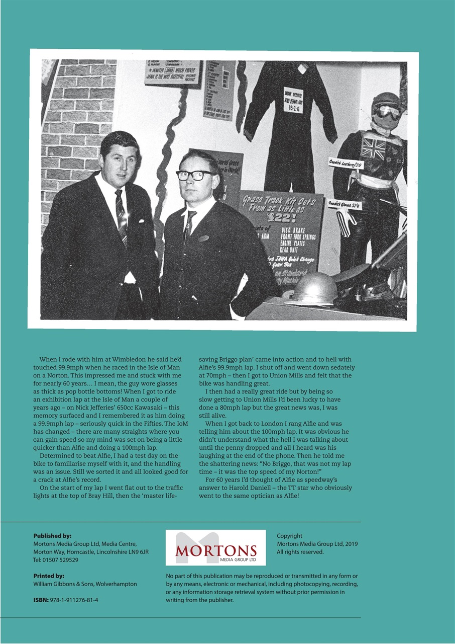 Mortons Books - Alf Hagon: The life and times of motorcycling's ...