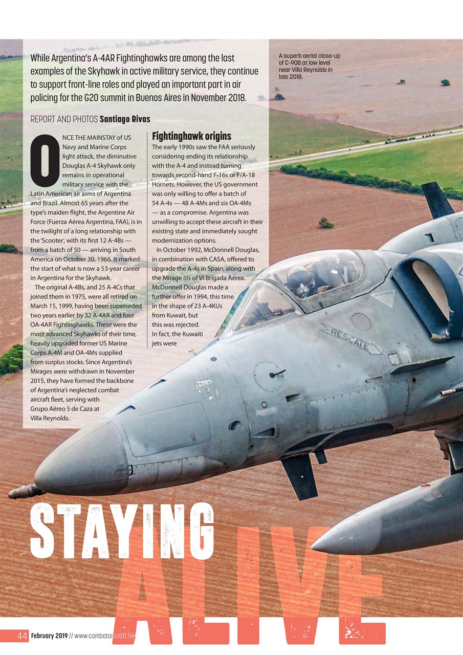 Combat Aircraft Journal Magazine - February 2019 Back Issue