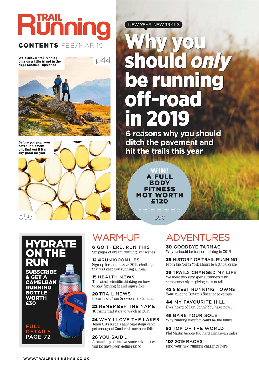 Trail Running Magazine - Feb 2019/Mar 2019 Back Issue