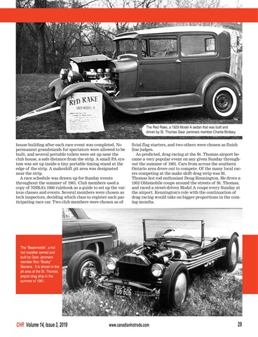 Canadian Hot Rods Magazine - Feb/Mar 2019 Back Issue