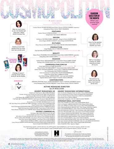 Cosmopolitan Magazine - Aug 2019 Subscriptions | Pocketmags