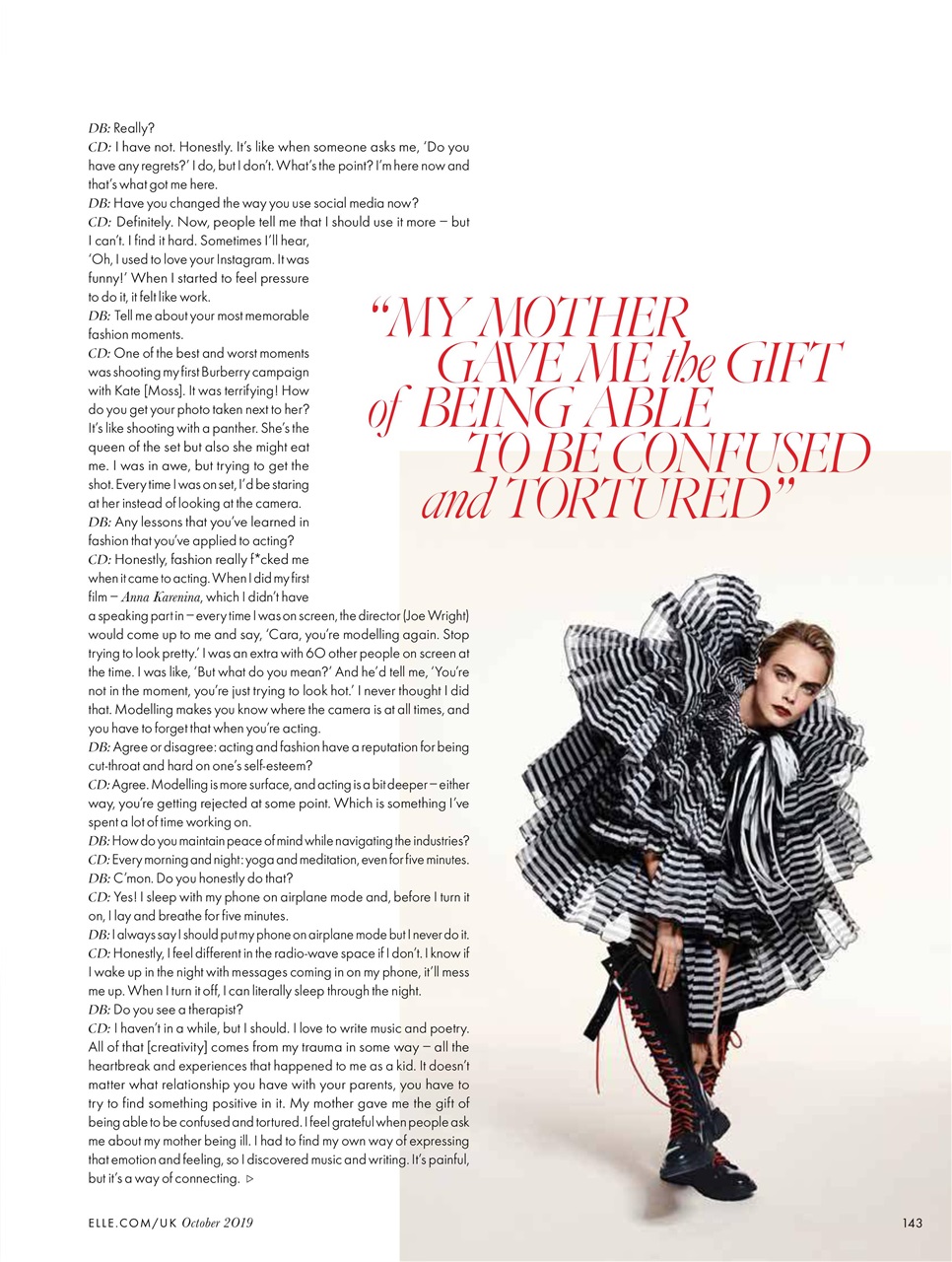 Elle Magazine - Oct 2019 Back Issue