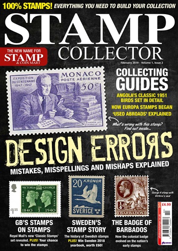 Stamp Collector Magazine - February 2019 Back Issue