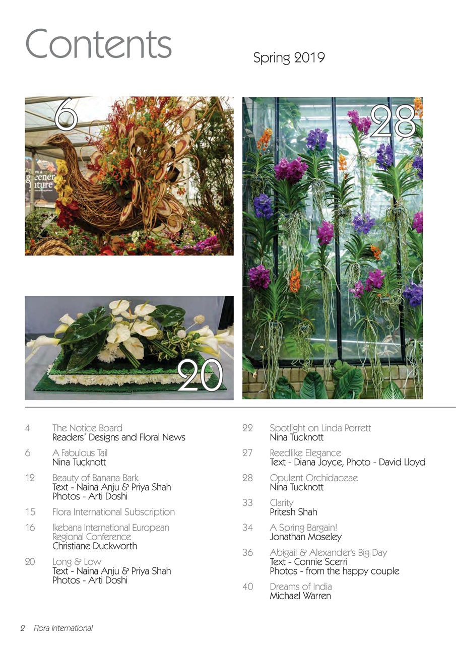Flora International Magazine - Spring 19 Back Issue