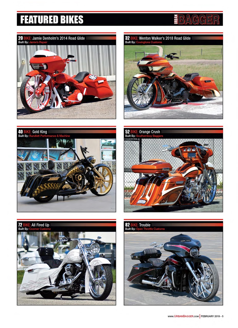 Urban Bagger Magazine - February 2019 Back Issue
