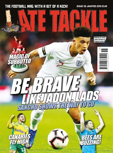 Late Tackle Football Magazine - Jan/Feb 2019 Back Issue