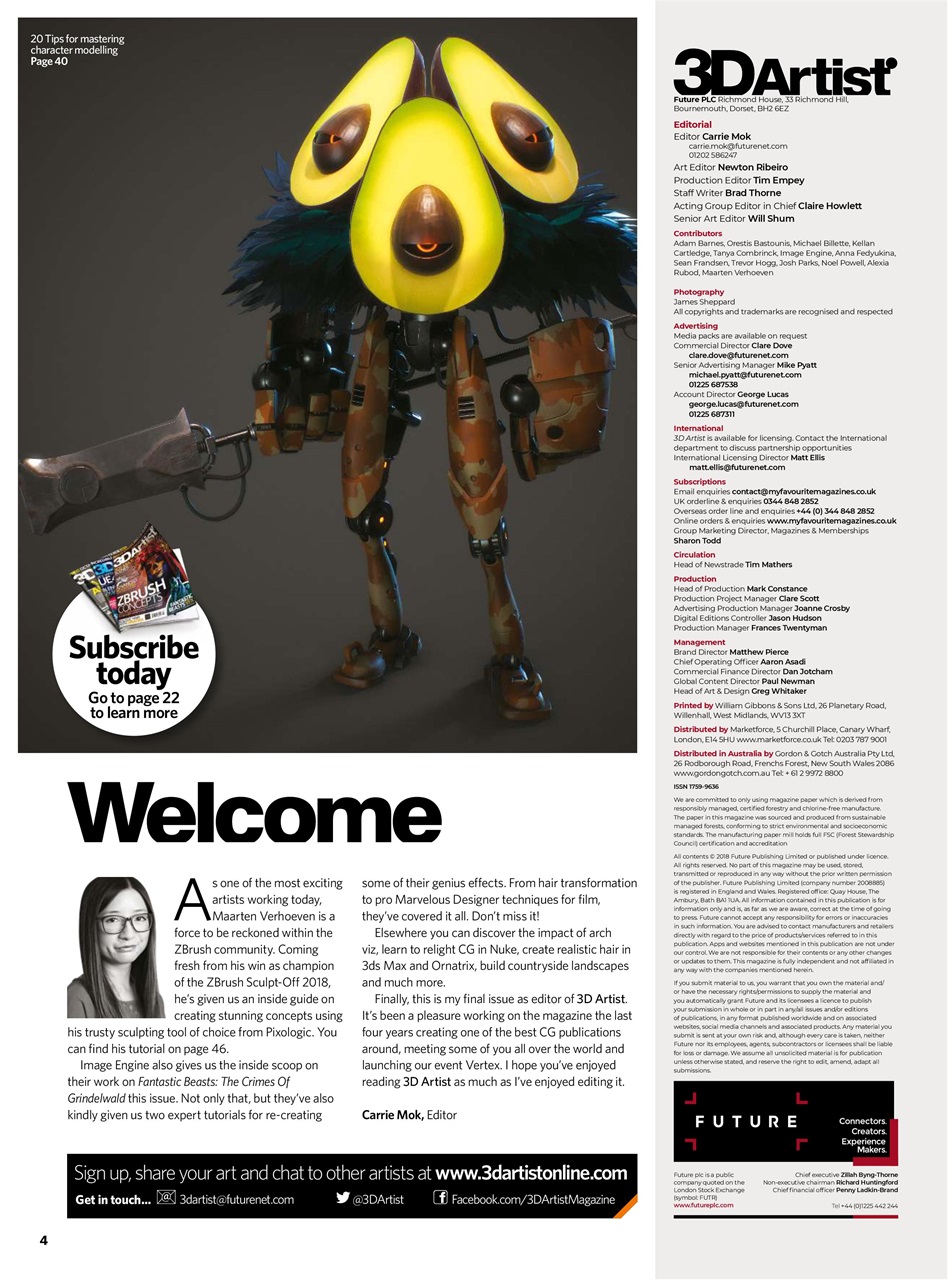 3D Artist Magazine - Issue 128 Back Issue