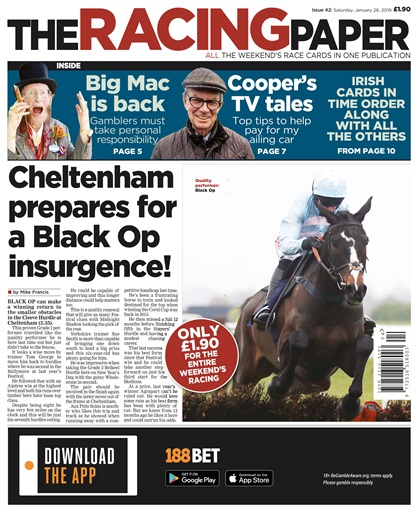 The Racing Paper Magazine - 26/01/2019 Back Issue