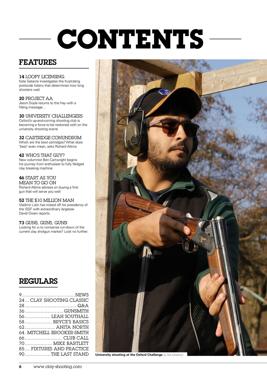 Clay Shooting Magazine - March 2019 Back Issue