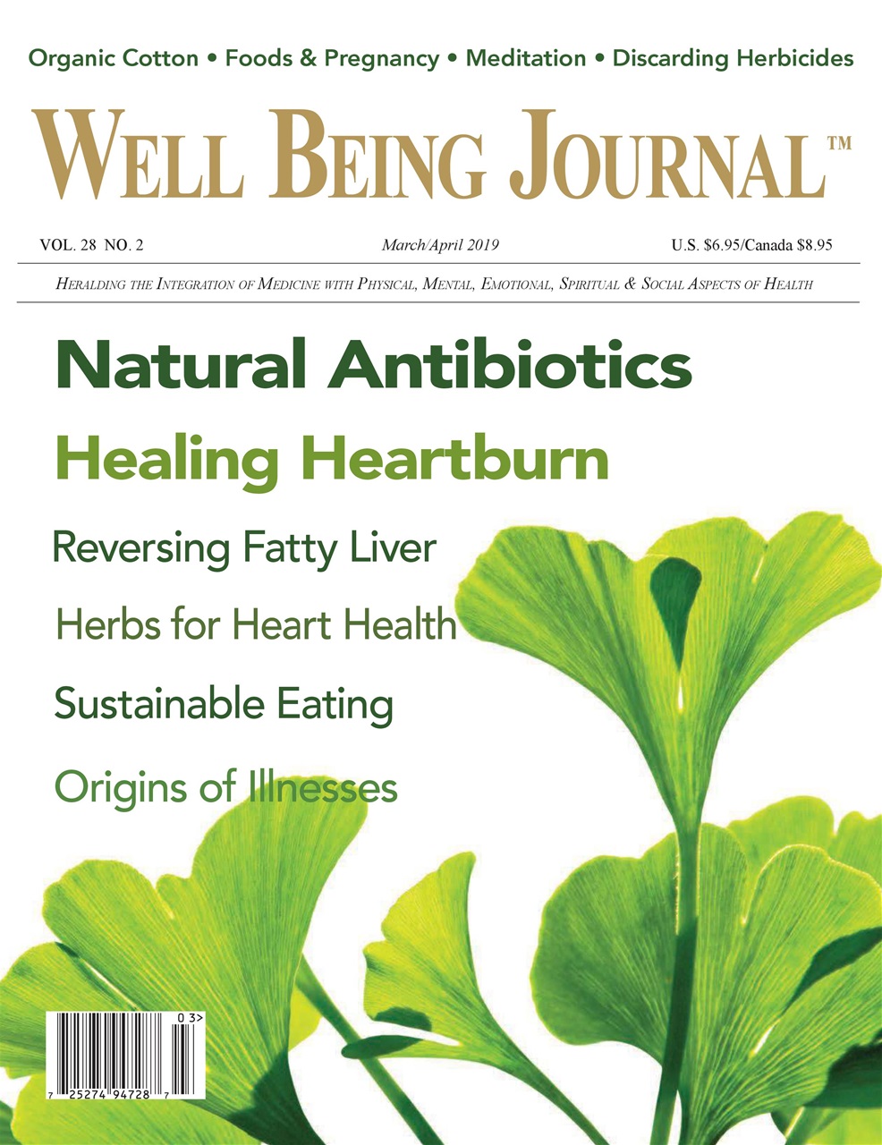 Well Being Journal Magazine - Mar/Apr 2019 Back Issue