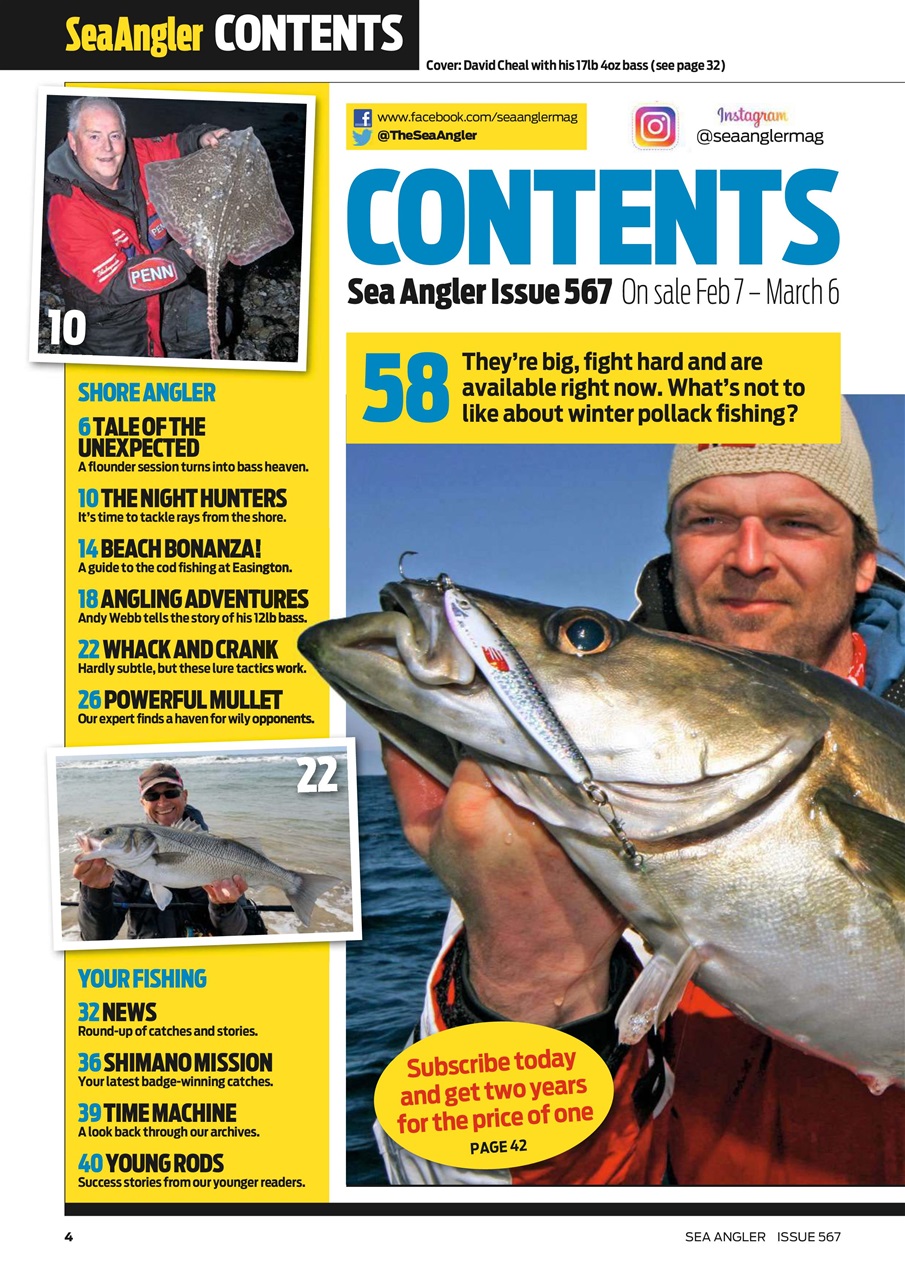 Sea Angler Magazine - Issue 567 Back Issue