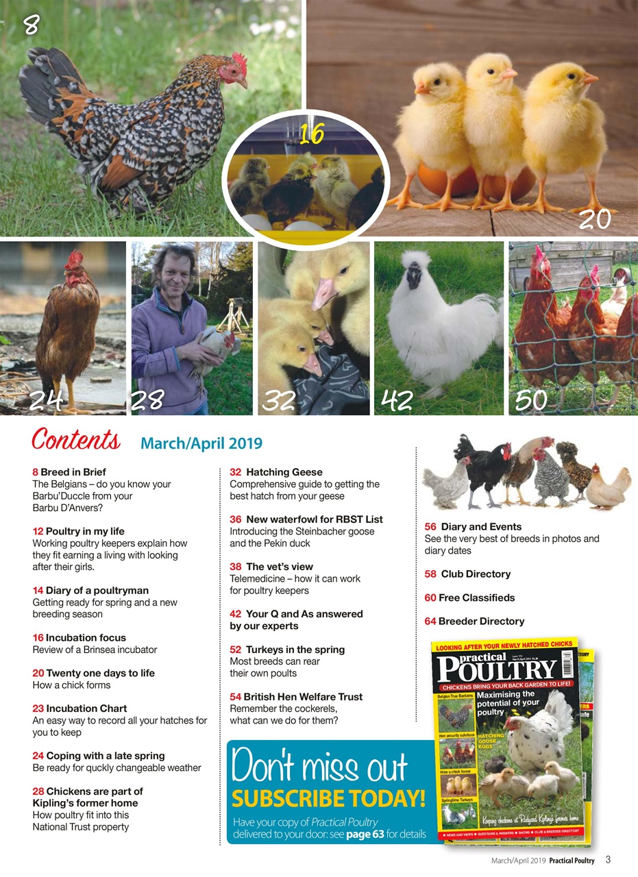 Practical Poultry Magazine - Mar/Apr 19 Back Issue