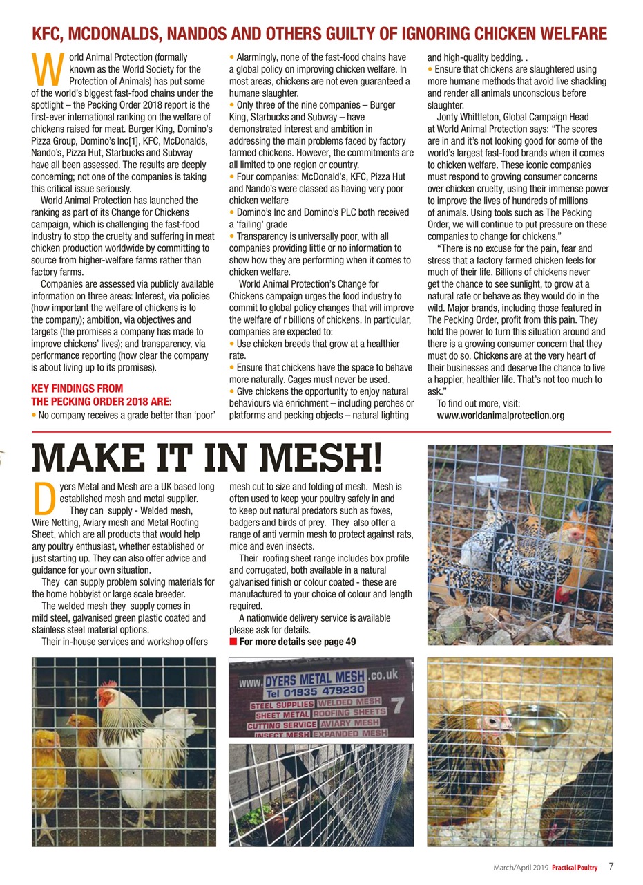 Practical Poultry Magazine - Mar/Apr 19 Back Issue